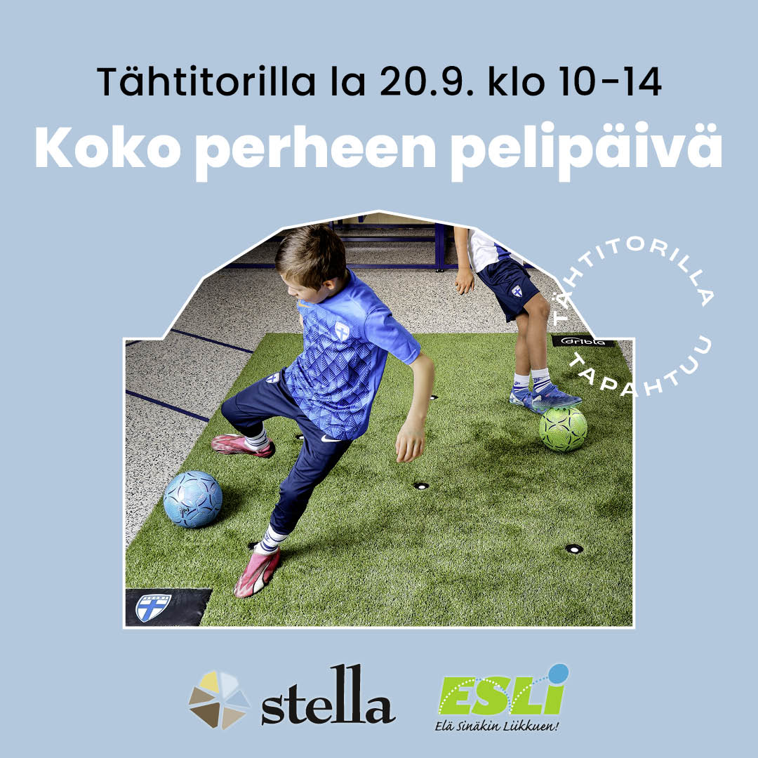 Koko perheen pelipäivä | Kauppakeskusstella Mikkeli